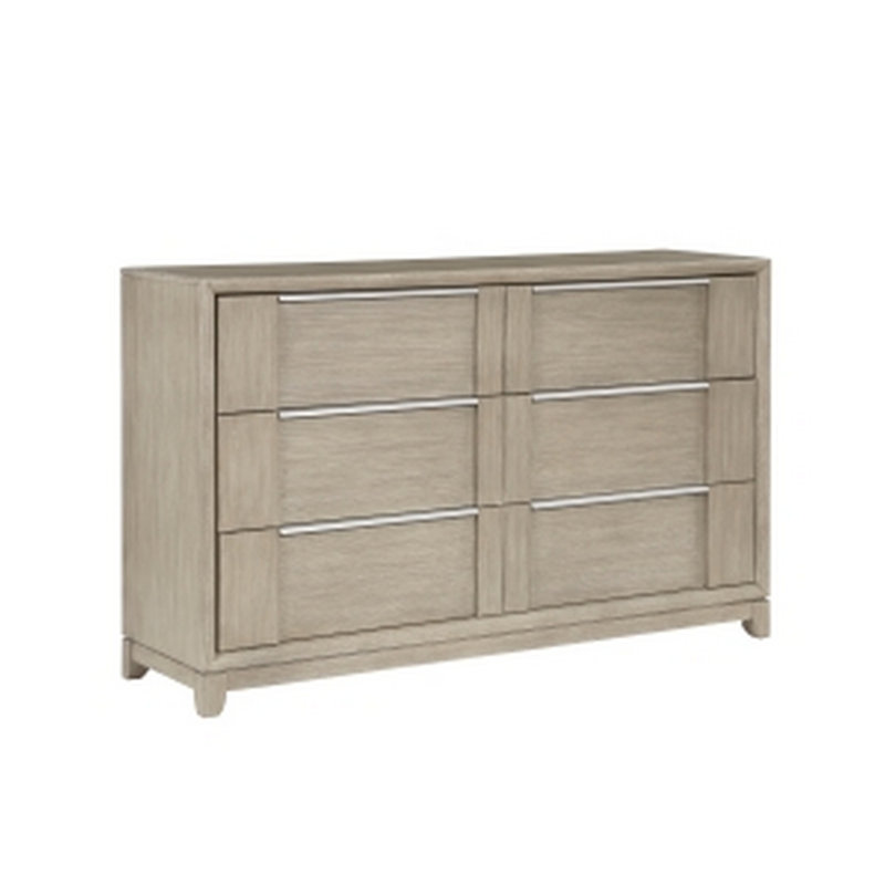 Latitude Run® Ekon 6 Drawer 64" W Double Dresser | Wayfair